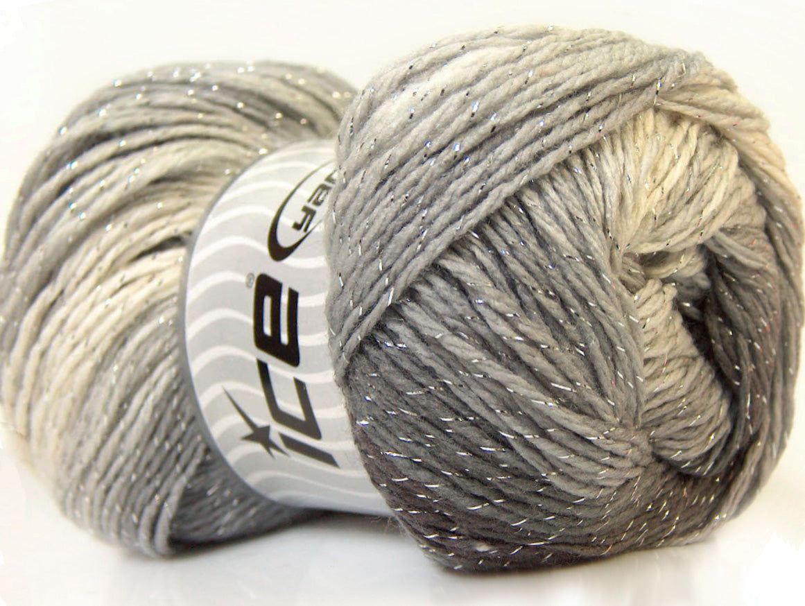 Grey Black Knitting Yarn Fast Shipping Ice Yarns Quality