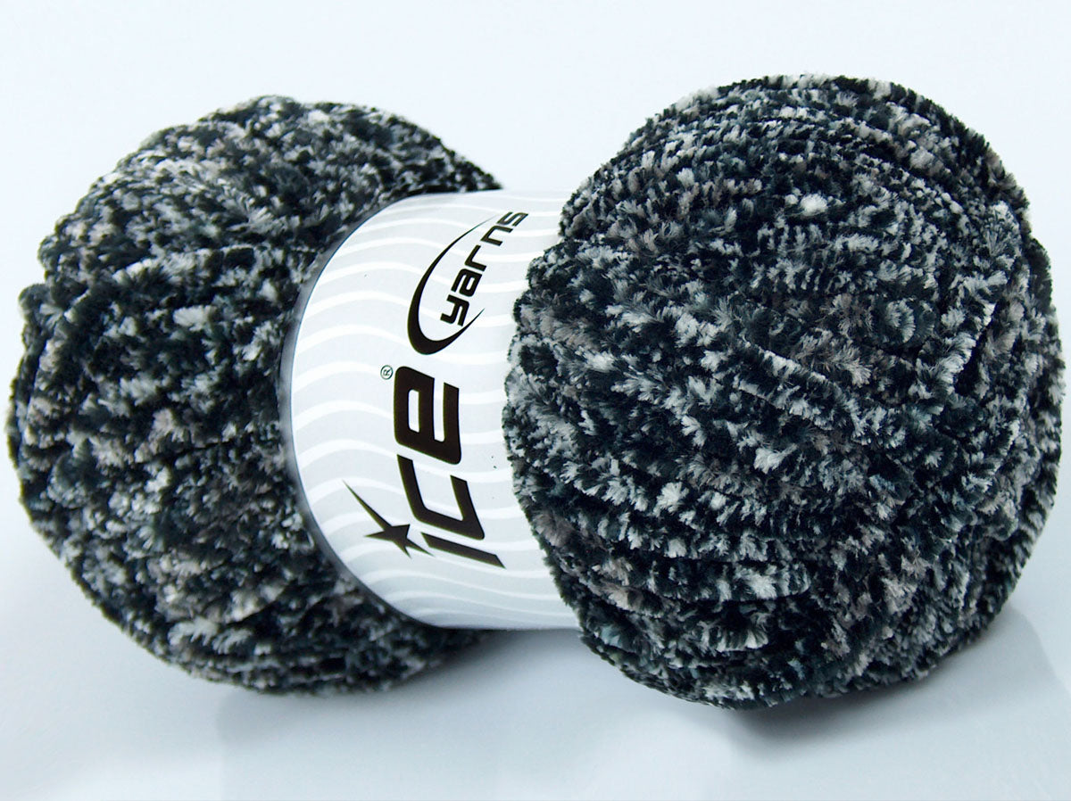 Grey Shades Black Knitting Yarn Fast Shipping Ice Yarns