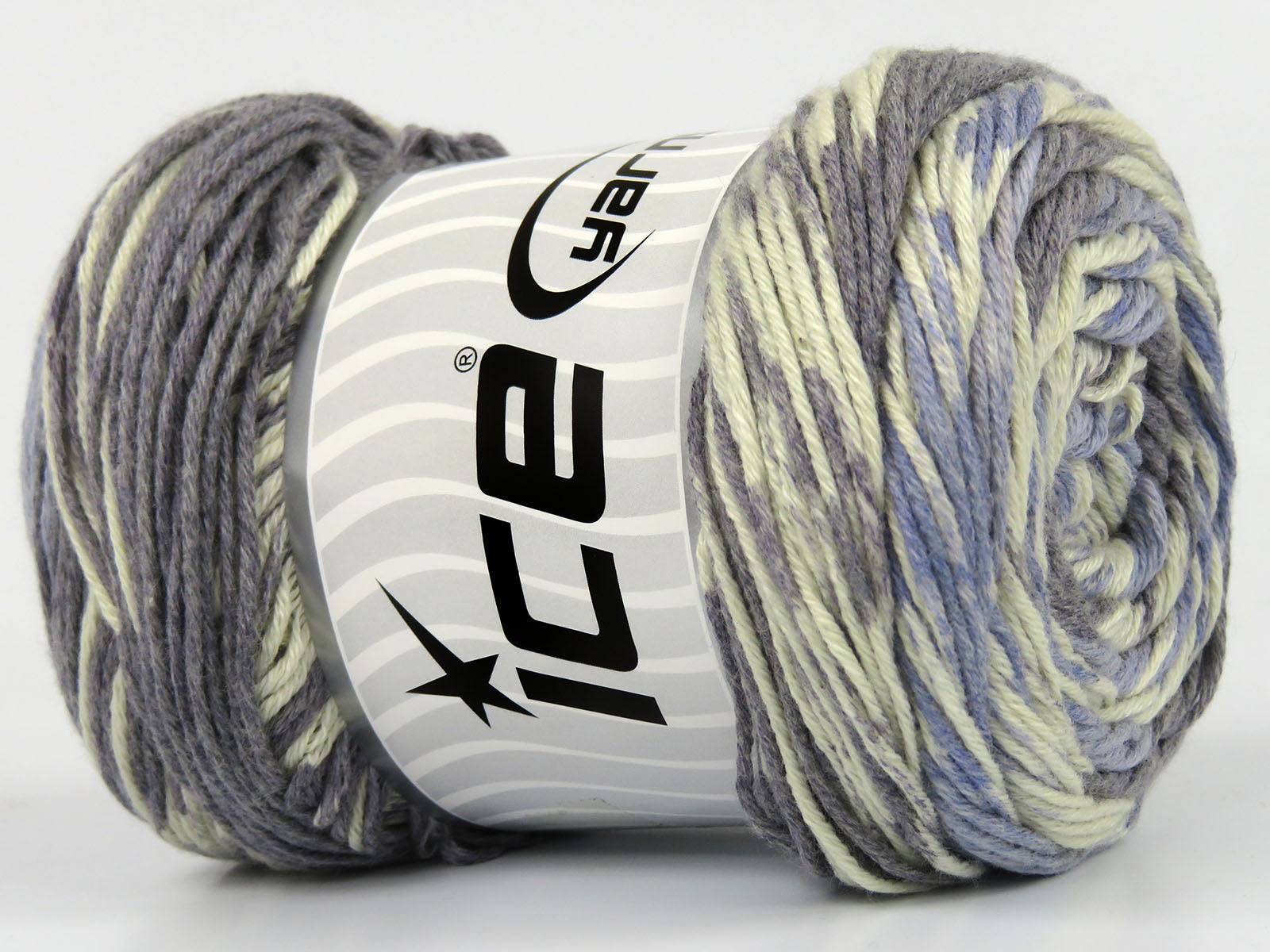 Grey Cream Knitting Yarn Fast Shipping Ice Yarns Quality