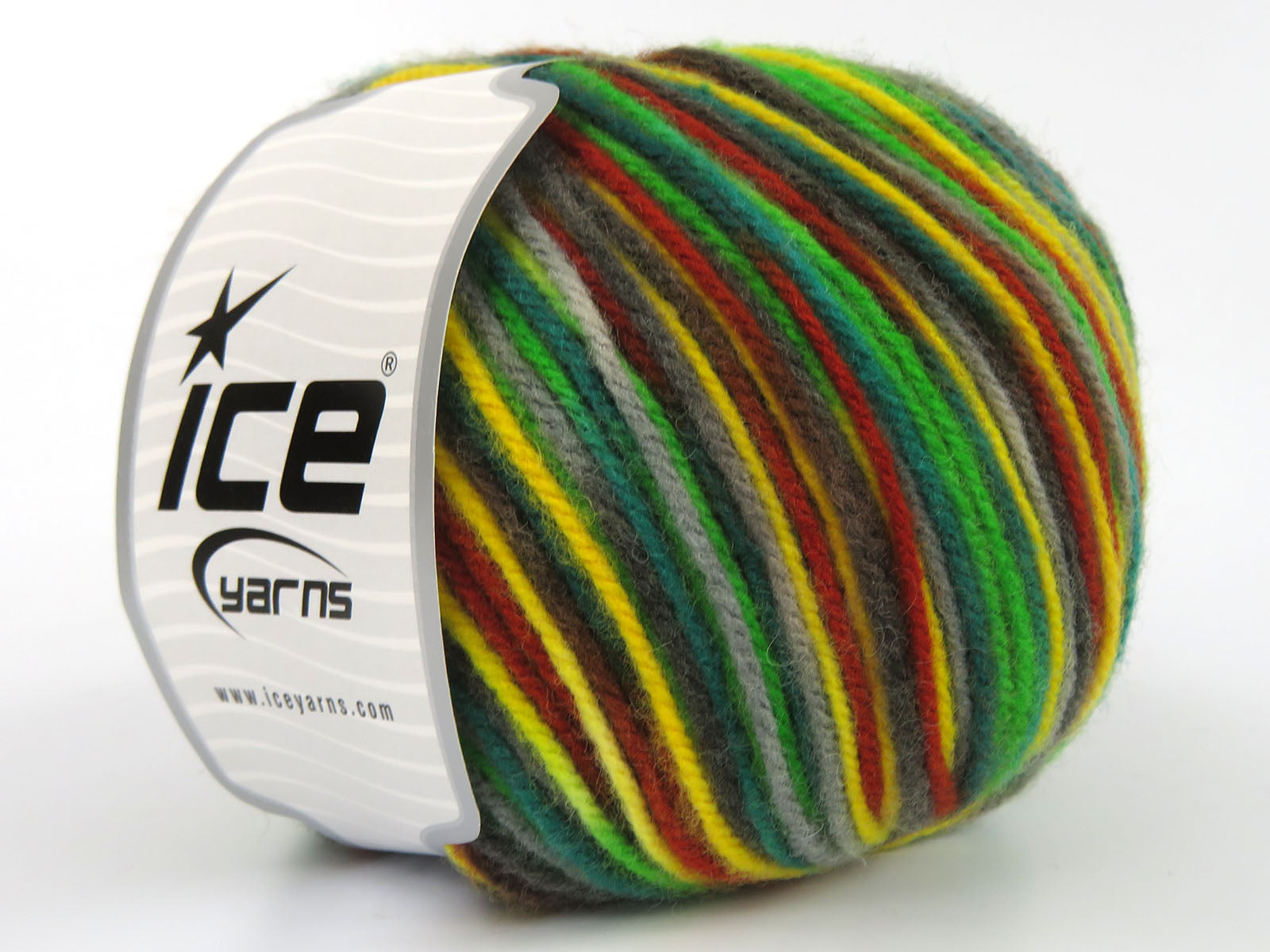 Wool Varicolor Worsted, Yarn, Acrylic | Ice Yarns