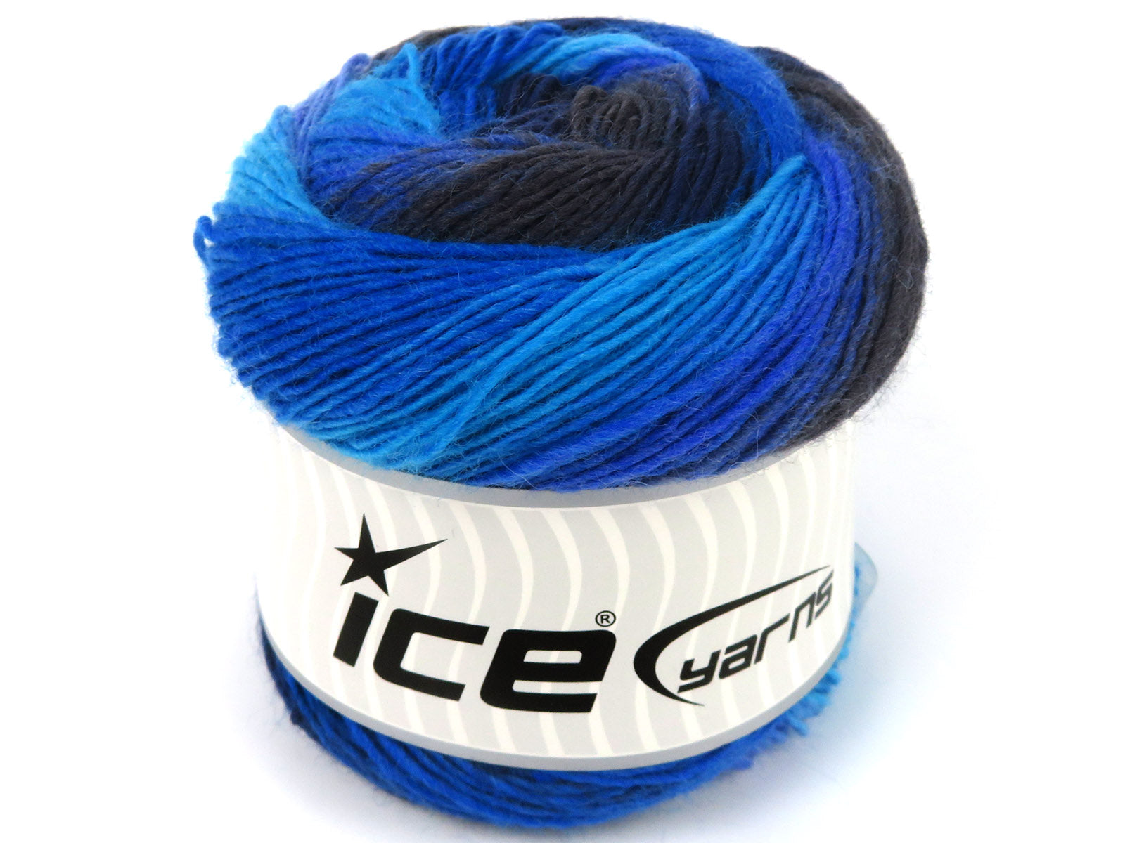 Blue Pink Shades Knitting Yarn Fast Shipping Ice Yarns