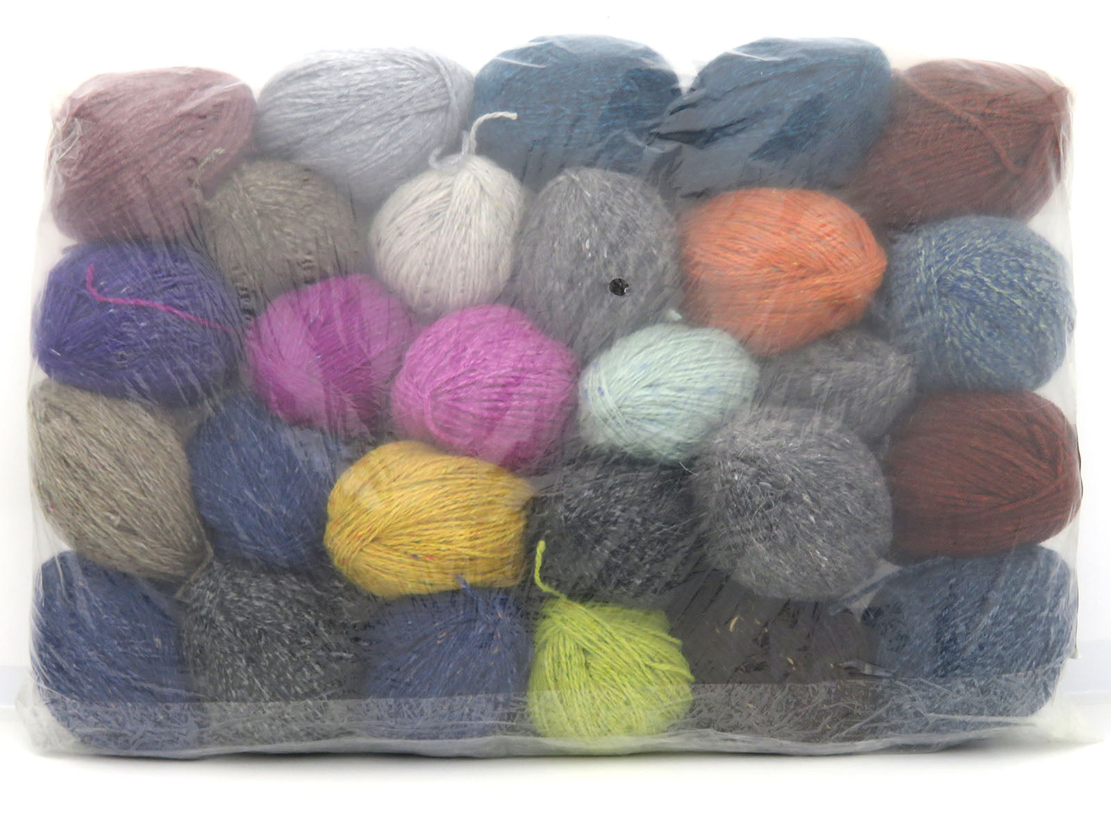 Mixed Lot Multicolor Leftover Winter Yarns fnt2-84377 – Ice Yarns