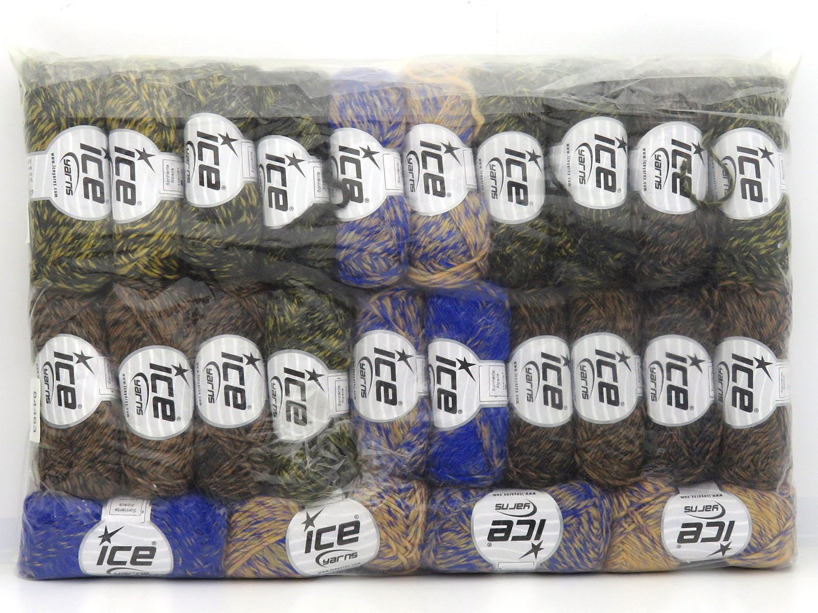 Mixed Lot Multicolor Alpaca Yarns fnt2-84463 – Ice Yarns