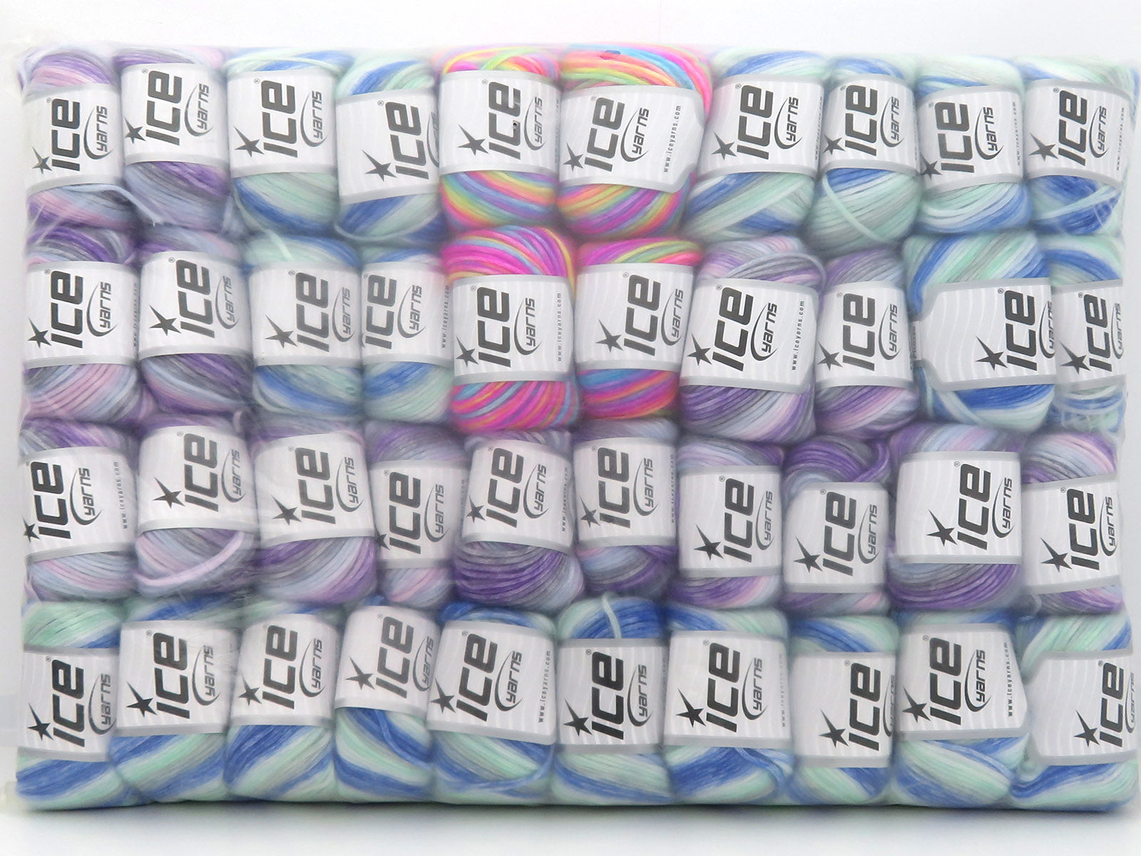 Mixed Lot Multicolor Picasso Yarns fnt2-84480 – Ice Yarns