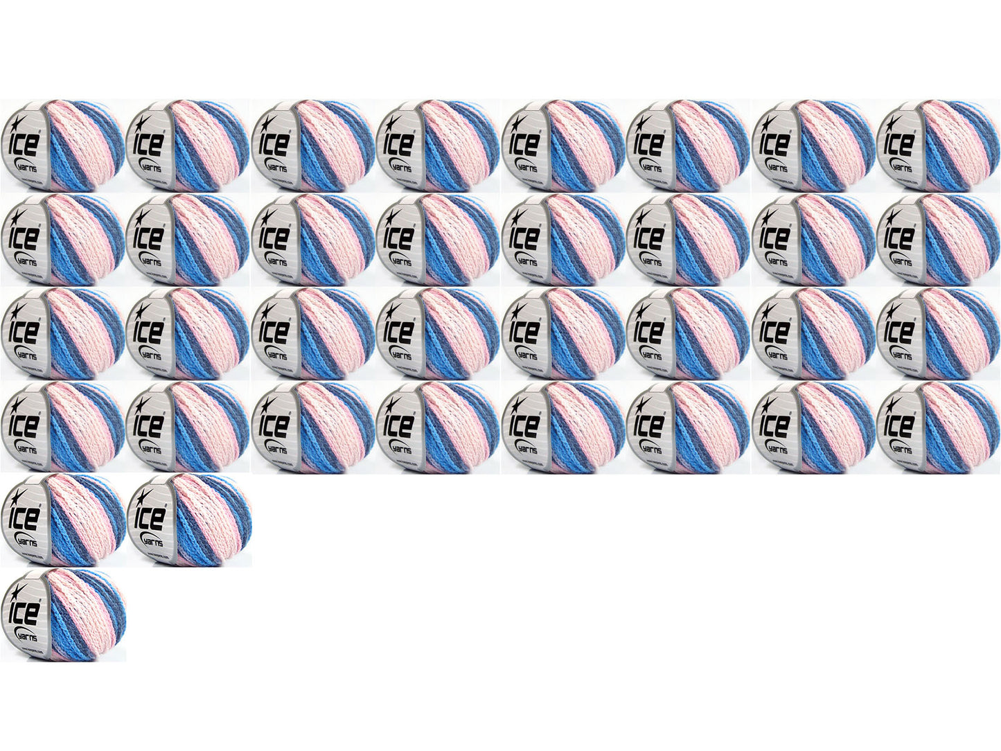 Mixed Lot Multicolor Chain Yarns fnt2-84494 – Ice Yarns